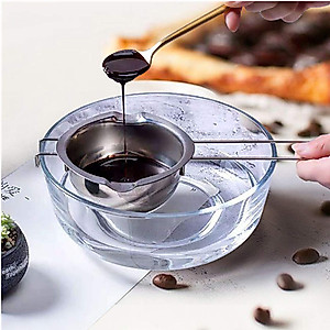 Double Boiler Pot,Candy Melting Pot,Melting Chocolate,Wax,Soap,and Candle Making,Melting Pot,Double Boiler for Chocolate Melting (480ML)