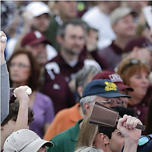 7 in. steel cowbell/Noise makers with handles. Cheering Bell for sporting, football games, events. Large solid school hand bells. Cowbells. Percussion Musical Instrument. Cow Bell Alarm (Copper)