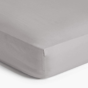 IR Imperial Rooms Fitted Sheet Full - 16 Inch Deep Pocket Fitted Bed Sheets Premium 1800 Soft Microfiber Shrink and Fade Resistant All Around Elastic Full Size Fitted Bottom Sheet Only (Grey)