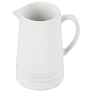Le Creuset Stoneware Small Pitcher, 10 oz., White