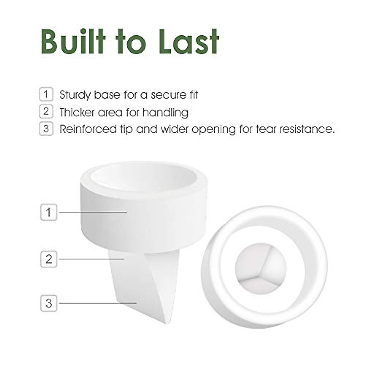 Maymom 3rd Gen Duckbill Valves Compatible with Spectra S1 Spectra S2 Spectra 9 Plus Spectra Dew 350 Not Original Spectra Pump Parts Spectra S2 Accessories Replace Spectra Valve (6pc White)