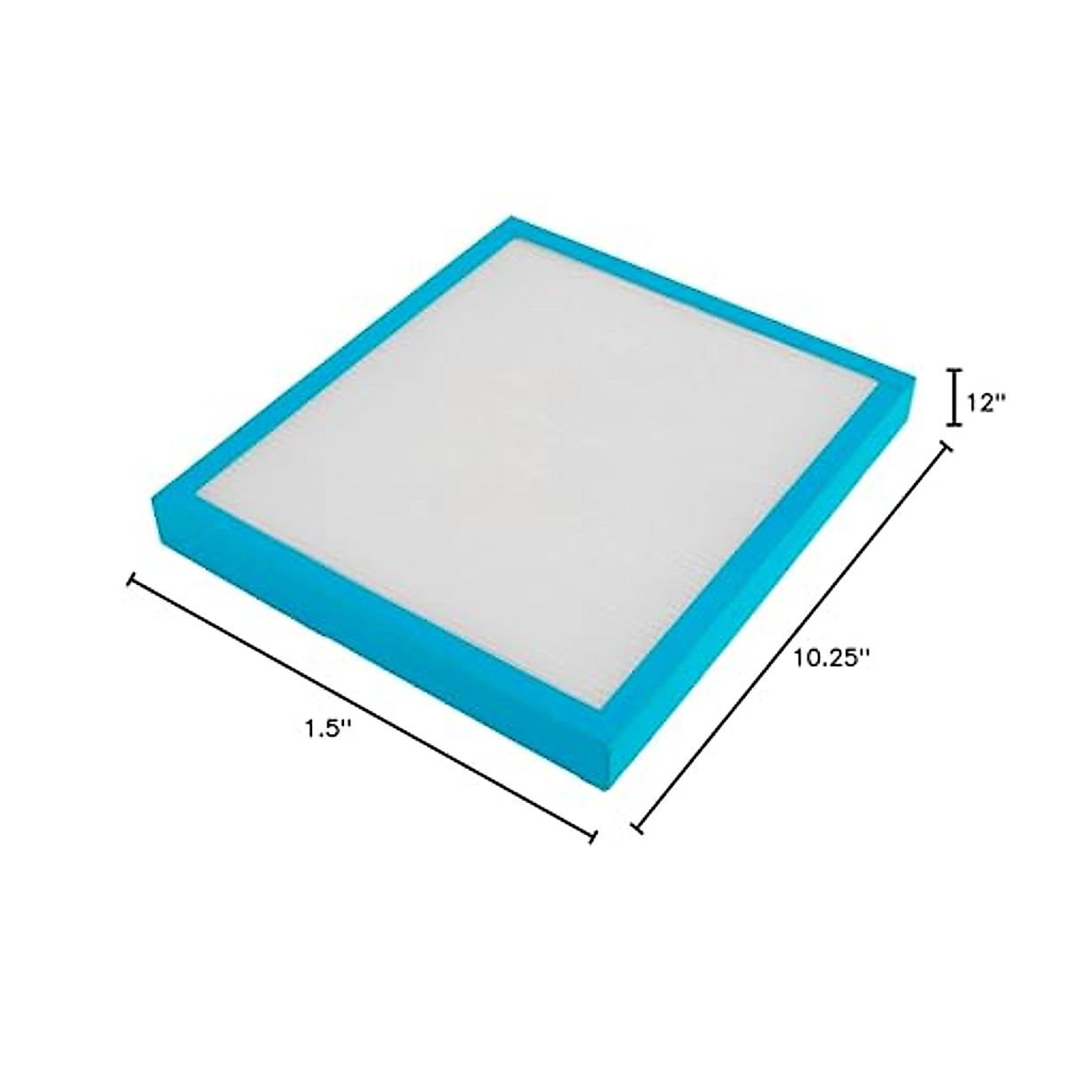 LifeSupplyUSA True HEPA Filter Replacement Compatible with HoMedics AP-10 AF-10FL AF-10 AP-15 AF-15 Air Purifier