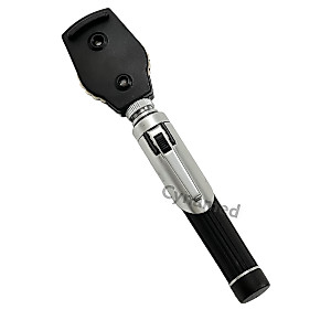 Premium Fiber Optic 3.2V Pro Led Otoscope Set Ent with Hard Case Plus 1 Extra Bulb Cynamed