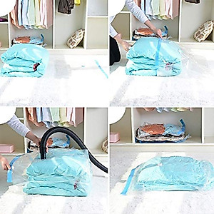 Plastic Transparent Storage Bag Vacuum Sealed Compressed Organizer Package Bag, 40*50cm