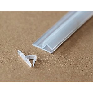 hokmly 120 Inch 10 Ft (Feet) Soft Shower Doors Sweep to Stop Leaks,Glass Door Seal Strip, Shower Silicone Seal Strip