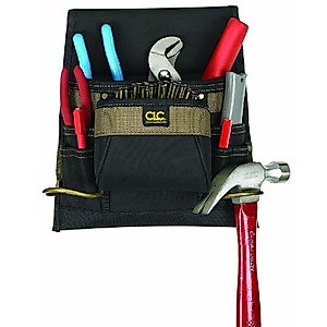 CLC Custom Leathercraft 1823 Nail and Tool Bag, Poly, 8-Pocket , Blue