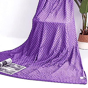 Isilila 48x72 Weighted Blanket Cover, Premium Soft Dot Duvet Cover for Weighted Blanket with 8 Ties(Removable Cover Only)