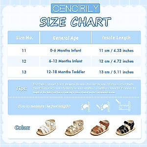 CENCIRILY Infant Baby Girls Boys Sandals Summer Beach Outdoor Bowknot Soft Rubber Sole Toddler Princess Dress Flats Walking Shoes