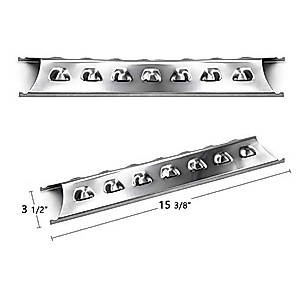 Hongso SPE181 (5-Pack) Stainless Steel Heat Plate, Heat Shield, Heat Tent, Burner Cover, Vaporizor Bar, and Flavorizer Bar Replacement for Select Gas Grill Models by Brinkmann, Charmglow and Others