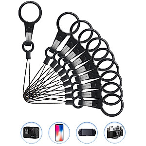 YOUOWO 10 Pcs Lanyards,for USB, Phone, Key Finger Ring Plastic Strap Detachable Small Lanyard
