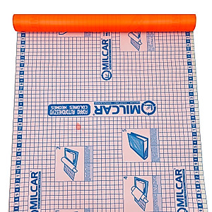 Yifely Solid Color Peel & Stick Shelf Liner Removable Drawer Paper for Covering Home Furniture School Old Lockers, Orange, 17.7 Inch by 9.8 Feet