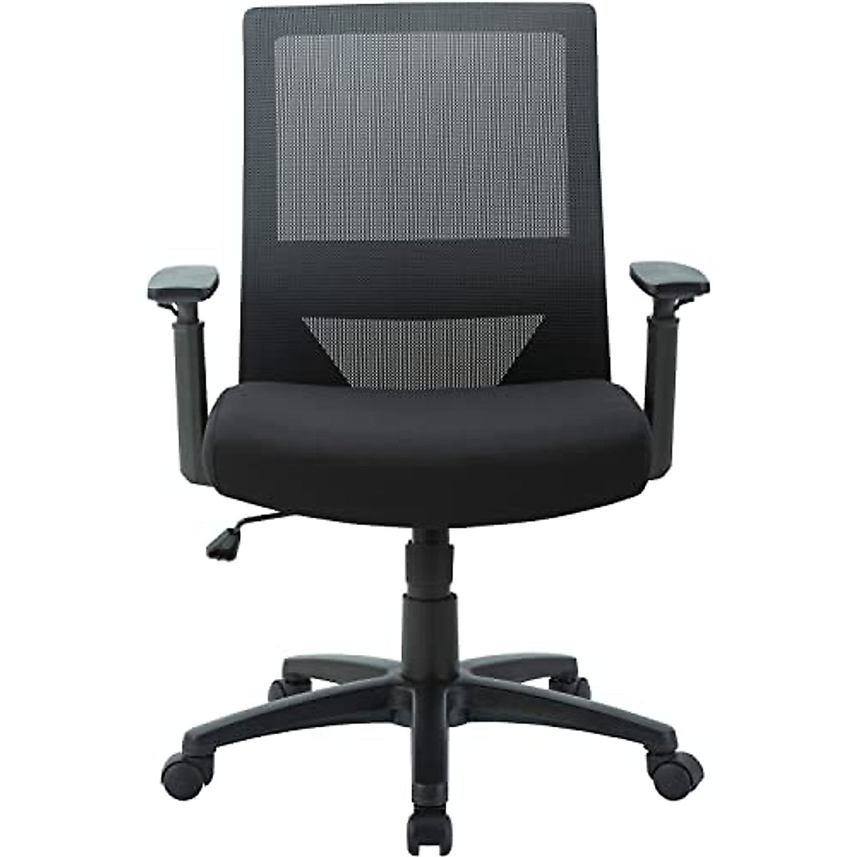 Lorell Mid Back Office Chair, Black