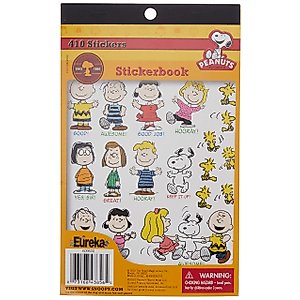 Eureka Peanuts Sticker Book