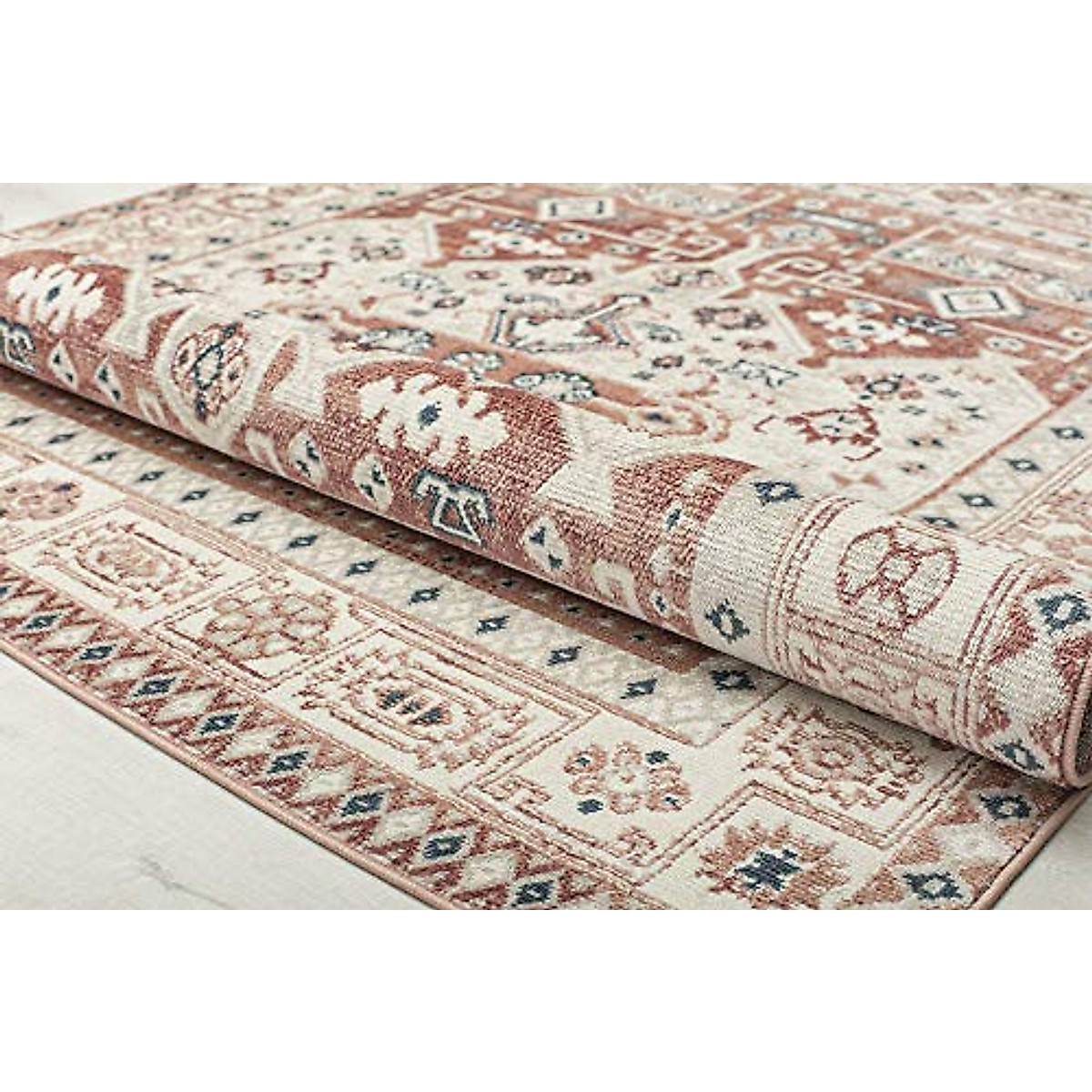 Rugs America Gallagher Collection GL60A Sangria Koti Transitional Vintage Area Rug 8' x 10'