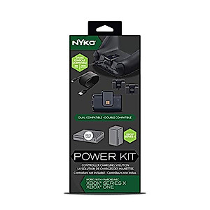 Nyko Power Kit for Xbox Series X, Xbox One and Xbox One Elite Controllers - Power Accessories: Rechargeable Battery Pack, 10 ft USB- C Cable and Replacement Battery Pack for Xbox 1 & Xbox Series X/S