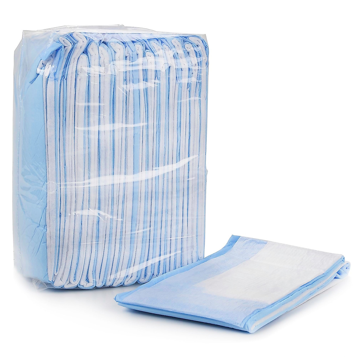 McKesson Underpads, Incontinence Bed Pads, Light Absorbency, Fluff, 23 in x 36 in, 150 Count