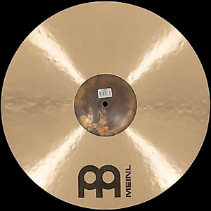 Meinl Cymbals Byzance 18" Traditional Polyphonic Crash with Raw Bell — Made in Turkey — Hand Hammered B20 Bronze, 2-Year Warranty (B18POC)