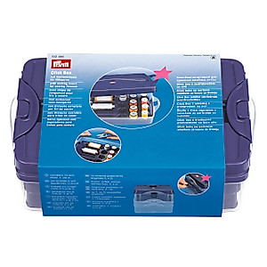 Prym Thread Sorting Inserts, Clear Click Box, 24 x 16,5 x 8 cm, Violet