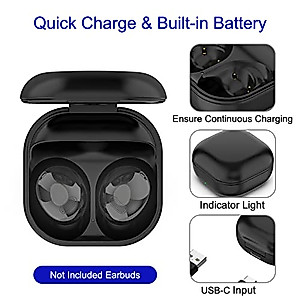 Wired Charging Case Compatible with Samsung Galaxy Buds Pro Only, Replacement Charger Case Dock Station for Galaxy Buds Pro Bluetooth Earbuds (Black)