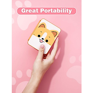 MoKo 16 Game Card Case Compatible with Nintendo Switch/Switch Lite/Switch OLED 2021, Switch Games Holder case for SD Card&Switch Game Card, Switch Game Card Holder Cartridge Storage Box, Orange Dog