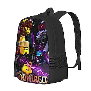 MILX Ninja Anime Cartoon Backpack Large Capacity Travel Daypack Camping Work Leisure Backpack Cosplay Party Gift