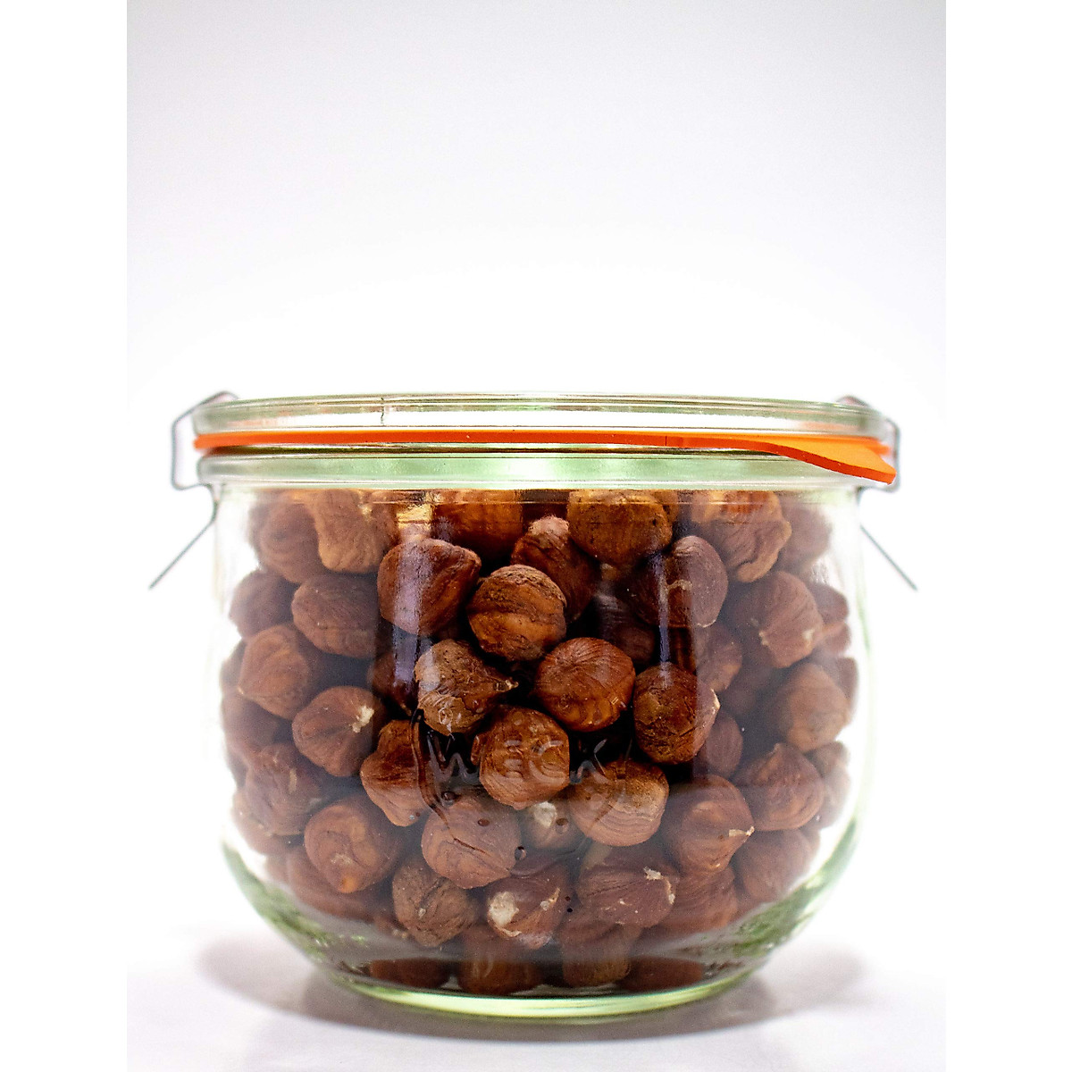 Weck Tulip Jars 744-19.6 fl. oz Food Storage Containers With Lids Airtight, Canning Jars, Spice Jars, Cereal Container and Sourdough Starter Jars - 2 Pack of 1/2 L Tulip Shape Glass Jars