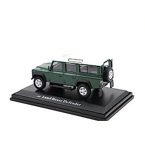 Motor city classics 1:43 Land Rover Defender British Green - Optimum Diecast