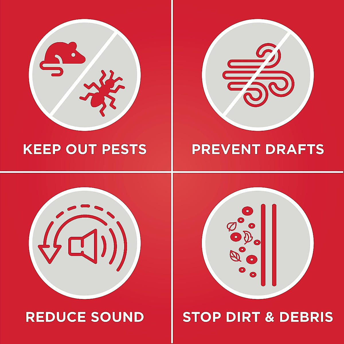 M-D Building Products 68593 1-3/4x36-Inch Aluminum Weatherstrip Door Bottom with Mill/Vinyl Finish