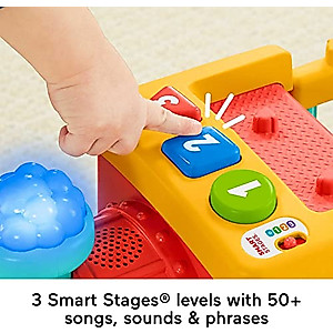 Fisher-Price Little People Toddler Learning Toy Big Abc Animal Train With Smart Stages & 6 Figures For Ages 1+ Years