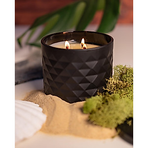 Gold Canyon Signature Medium Candle, Coastal Jasmine Scented Candle, 14 oz., Three Wicks, 100% Natural Soy Wax Candle, Notes of Jasmine & Coastal Moss | 35+ Hours of Burn Time