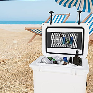 NATIKON Cooler Storage Net Bag High Capacity Nylon Mesh Storage Net Cooler Organizer for Coolers - 2 Pack (Small)