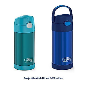 Thermos FUNtainer 12 Ounce Insulated Kids Water Bottle Replacement Straws, 2 Pack
