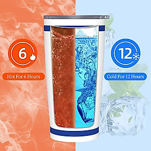 Los Angeles Custom Baseball 20oz Tumbler,Add Personalized Name And Number,Personalized Travel Coffee Mug, Stainless Steel, Insulated, Keep Drinks Cold And Hot,Gifts For Baseball Fans