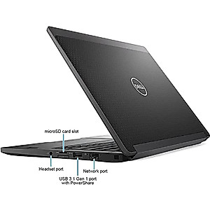 Dell Latitude 7390 13.3" FHD Touchscreen Laptop, Intel Core i7-8650U, 16GB DDR4 RAM, 512GB NVMe M.2 SSD, CAM, Windows 10 Pro (Renewed)