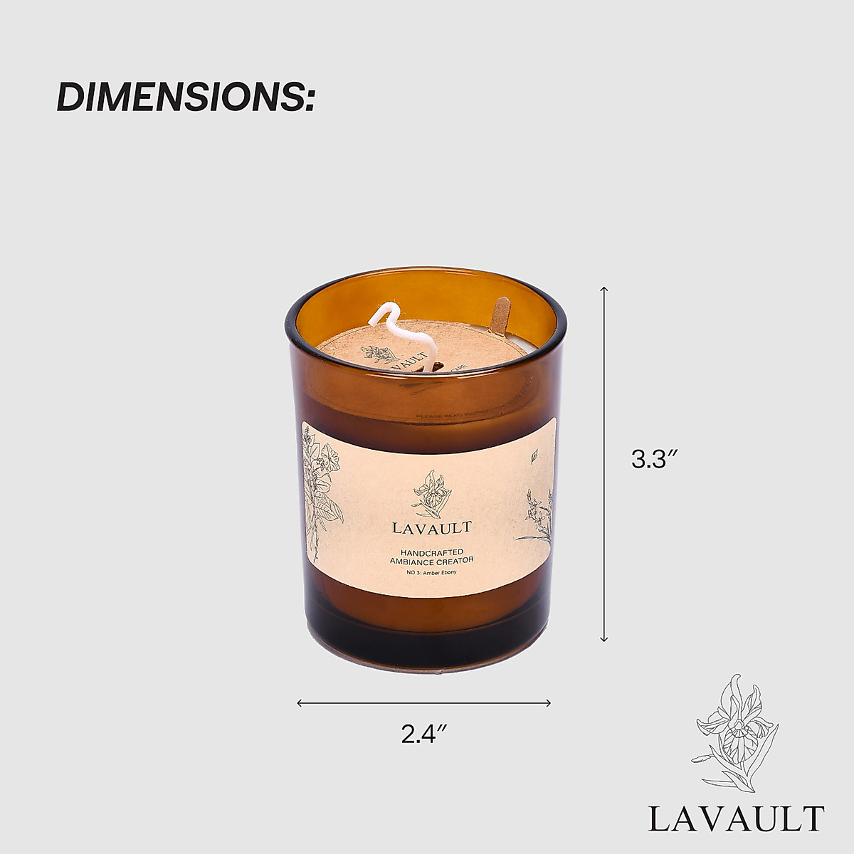 Scented Candles with Zen Scent - Aromatherapy for Relaxation, Stress - Soy Candles Gifts for Women, Mothers Day, Housewarming, Birthday - Aroma Fragrance Candle for Home, Bathroom, Spa, Study Room