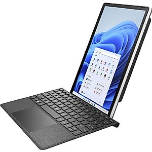 HP 11-inch Tablet 2 in 1 Touchscreen 2.1K IPS Intel Pentium Silver 4GB LPDDR4X 128GB SSD MicroSD Card Reader USB Type-C 13MP Webcam, WiFi, Bluetooth, Windows 11 Home S, Silver, 11m-be0023dx (Renewed)