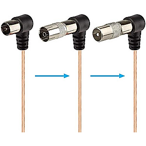 Bingfu FM Antenna FM Dipole Antenna 75 Ohm Indoor FM Radio Antenna AM Loop Antenna for Pioneer Onkyo Yamaha Marantz Indoor Bluetooth Home Stereo Receiver AV Audio Video Home Theater Receiver Tuner