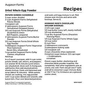 Augason Farms Dried Whole Egg Product 2 lbs 1 oz ( pack of 1)