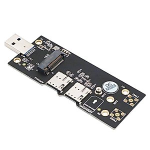 SUPERPLUS NGFF(M.2) to USB 3.0 Adapter with Dual Nano SIM Card Slot for 3G/4G/5G Module