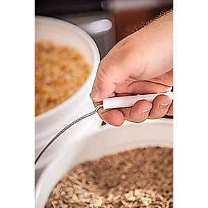 5 Gallon White Bucket & Lid - Set of 6 - Made in The USA - Durable 90 Mil All Purpose Pail - Food Grade - Contains No BPA Plastic (5 Gal. w/Lids - 6pk)