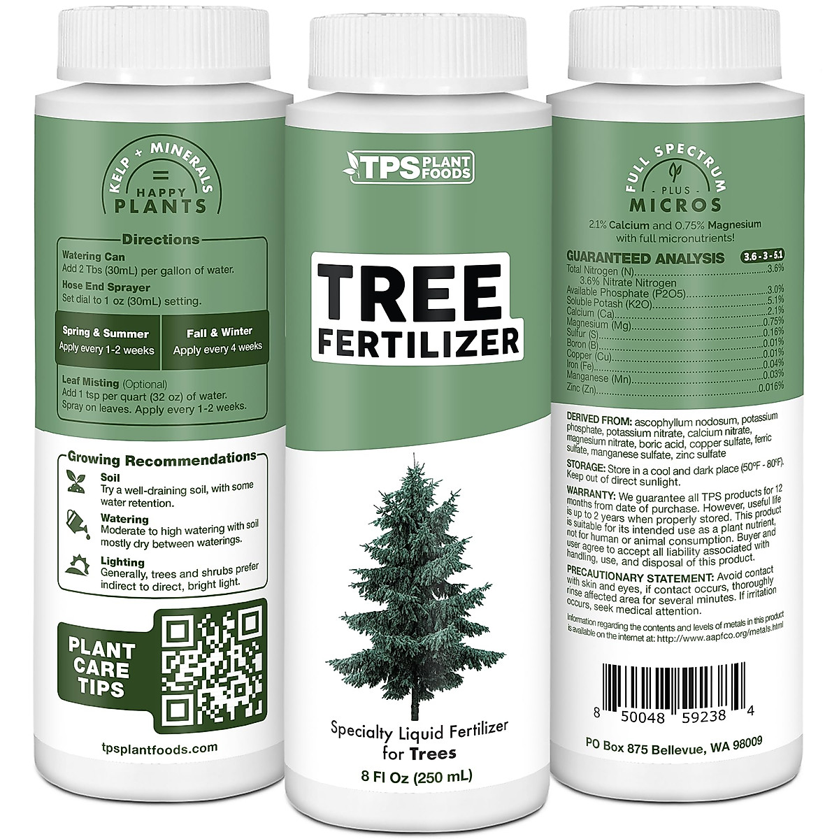 Tree Fertilizer for All Trees and Shrubs, Liquid Plant Food 32 oz (1 Quart)