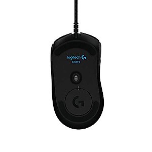 Logitech G403 Prodigy RGB Gaming Mouse – 16.8 Million Color Backlighting, 6 Programmable Buttons, Onboard Memory, Up to 12,000 DPI