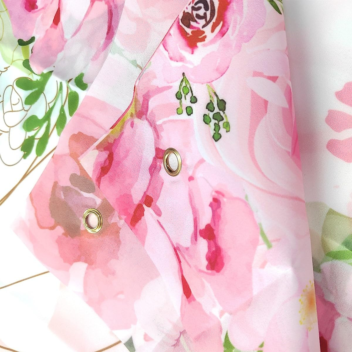 LOONELO Just Married Wedding Door Cover with 70.8''X35.4'', Floral Bridal Shower Hanging Banner Porch Sign for New Couple Wedding Ceremony, Engagement, Bachelorette Party Supplies