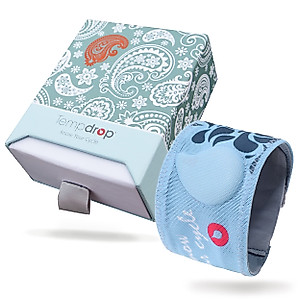 Tempdrop Fertility and Ovulation Digital Thermometer Tracker – Wearable Basal Body Temperature (BBT) Monitoring Sensor and Fertility Charting App Includes Comfortable Armband (S/M – 8.5-15.5 inch)