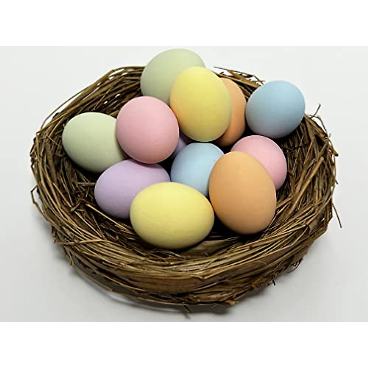 Eggcetera Ceramic Bird Quail Nest Eggs (Pastel, 1.25" x 0.75")