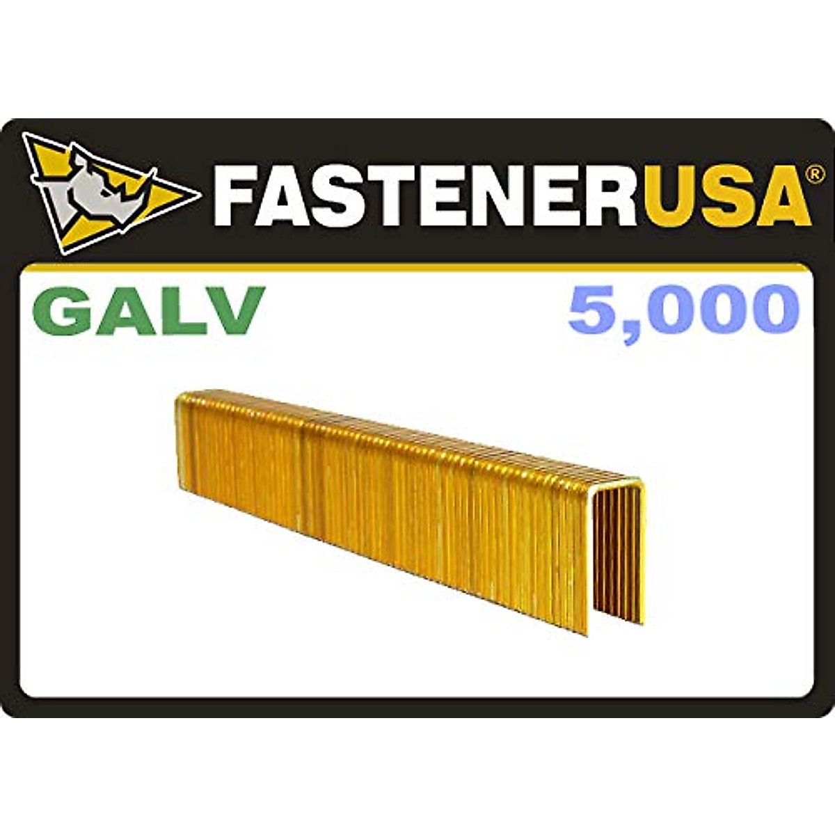 5/8" Leg x 7/16" Crown 16GA GALV N10 Staples 5,000ct | N10J