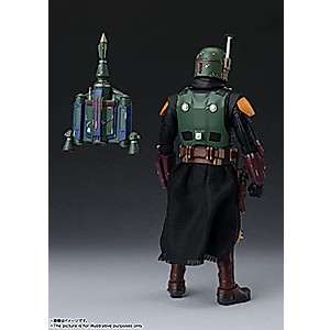 S.H. Figuarts Boba Fett (Star Wars: The Book of Boba Fett) Approx. 6.1 inches (155 mm), AVS, PVC & Fabric, Pre-Painted Action Figure