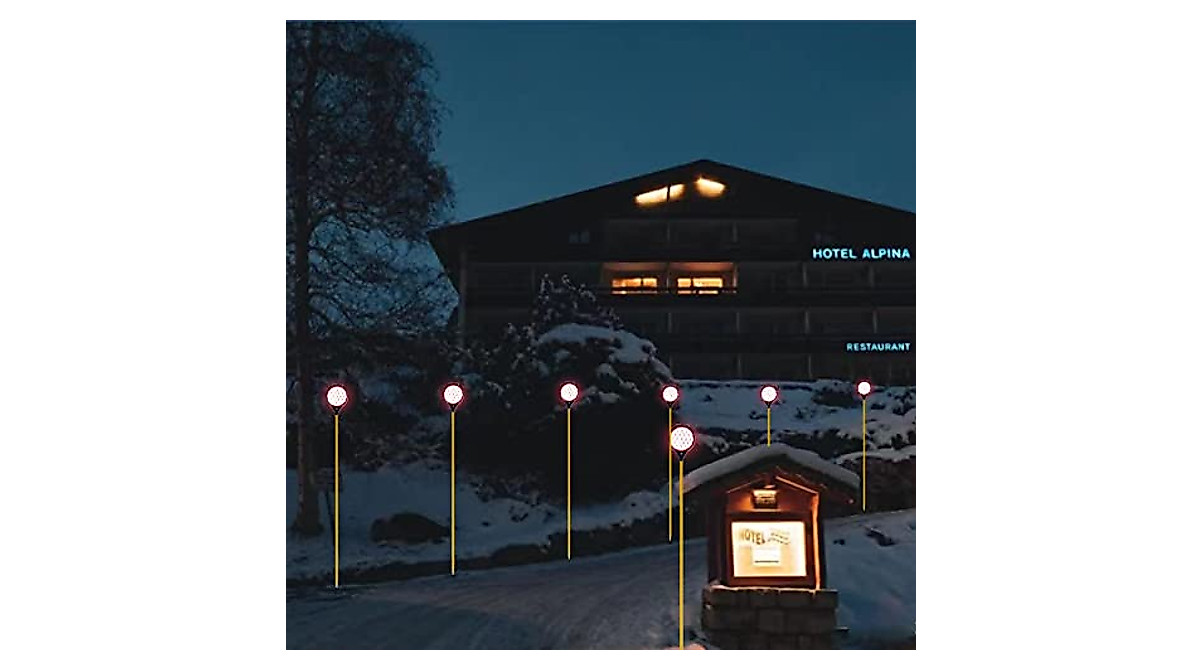 Orange Driveway Reflectors - Enhance Safety & Visibility