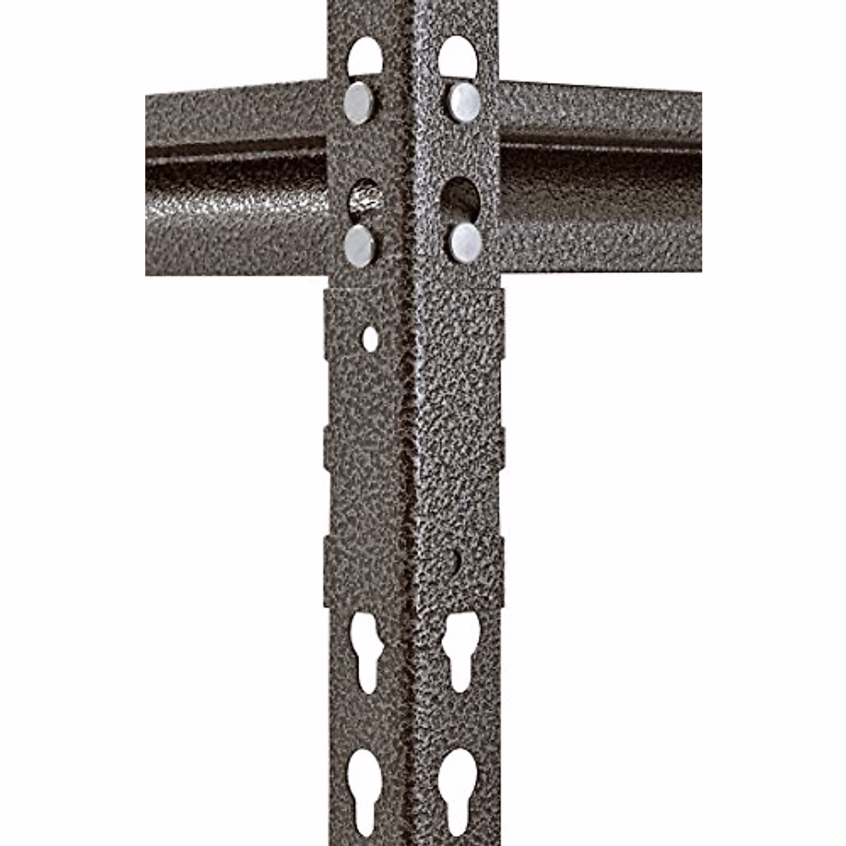 Muscle Rack UR361872PB5PAZ-SV Silver Vein Steel Storage Rack, 5 Adjustable Shelves, 4000 lb. Capacity, 72" Height x 36" Width x 18" Depth