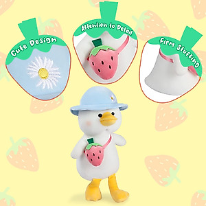 Duck Plush Toy, Stuffed Animal 12 inch Throw Plushie Doll, Soft Fluffy Hug Cushion School Duck- Super Present for Every Age & Occasion